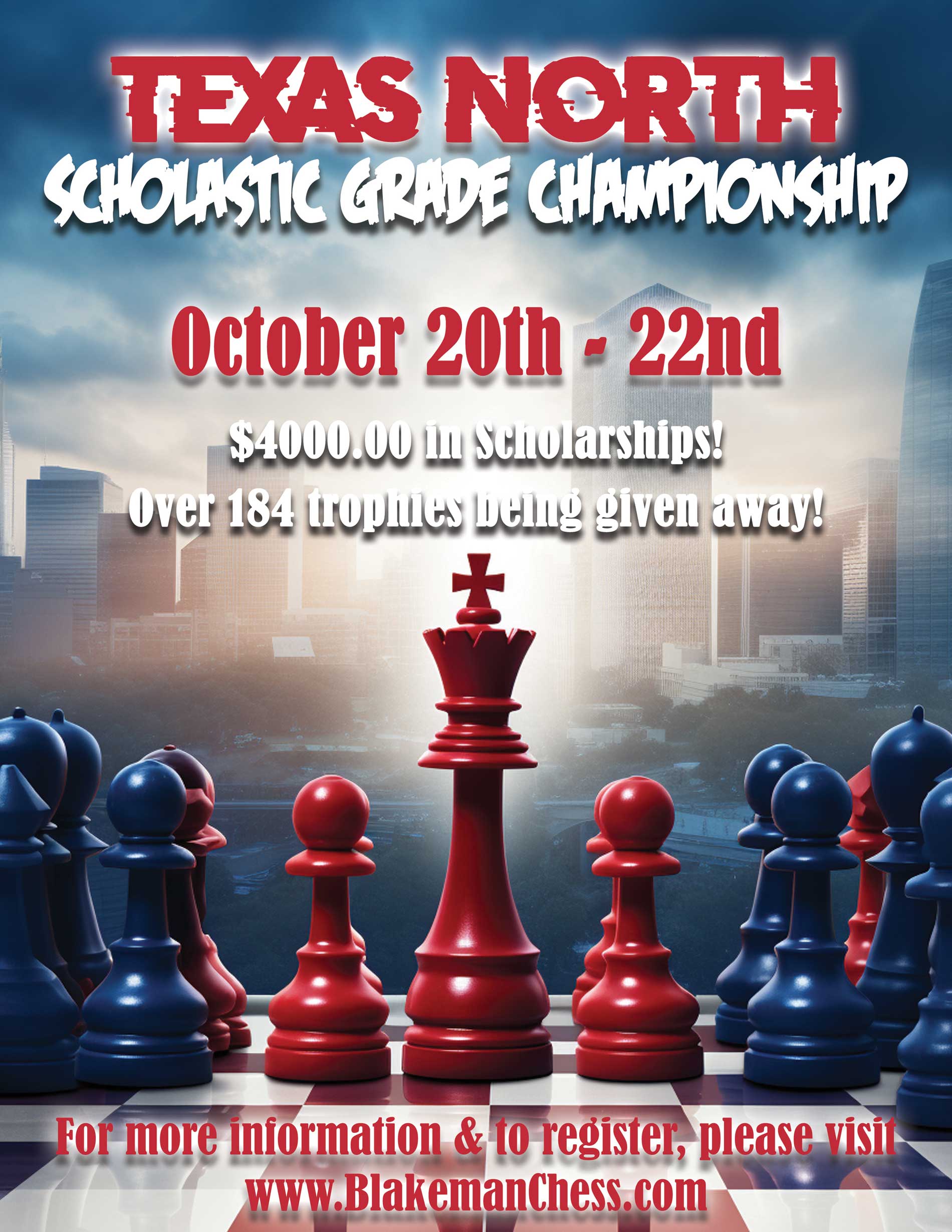 Texas North Scholastic Grade Championships | Texas Chess Association